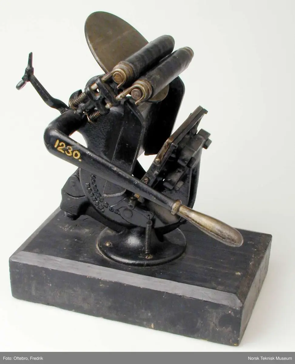 Trykkpresse - Norsk Teknisk Museum / DigitaltMuseum