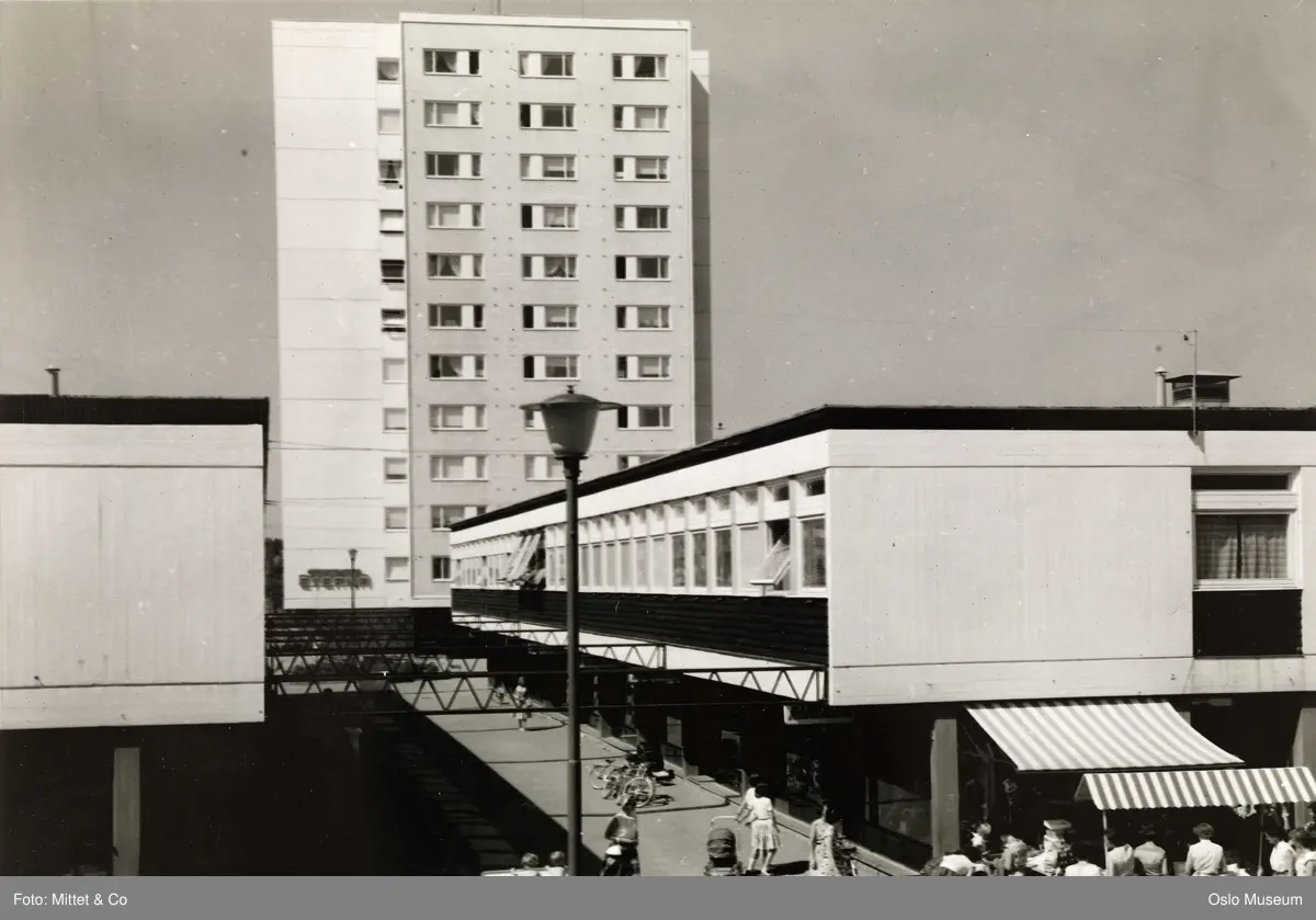 Lambertseter senter. - Oslo Museum / DigitaltMuseum