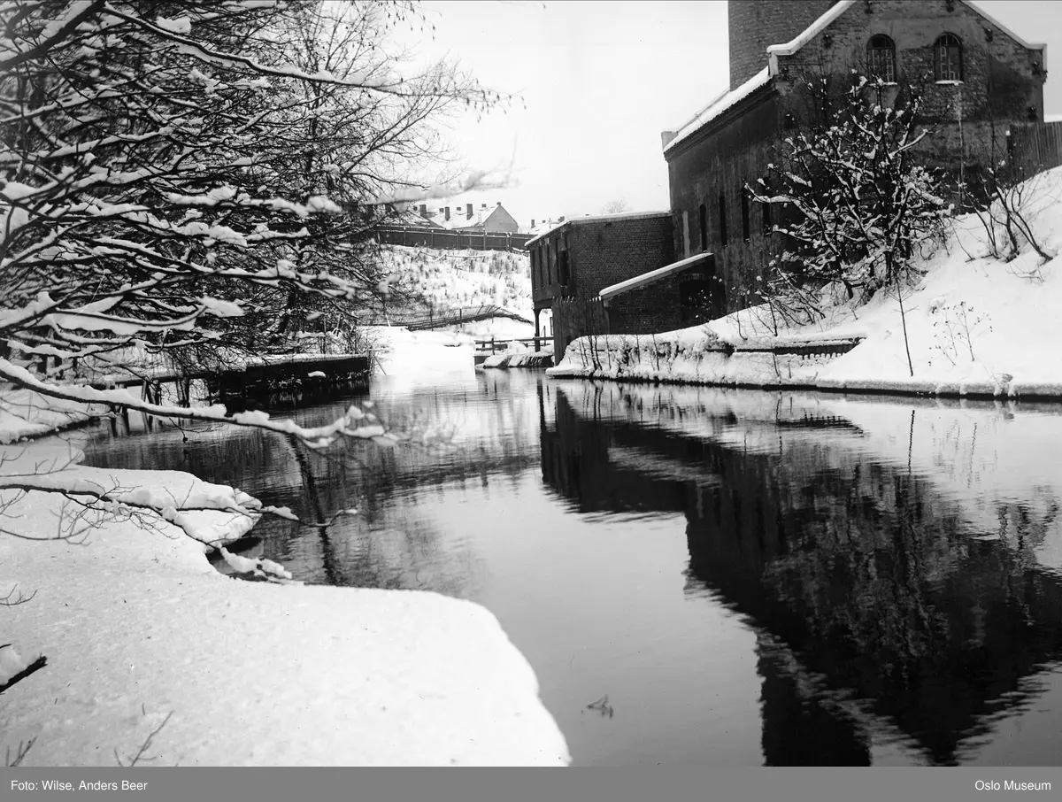 Vinter i Oslo - Oslo Museum / DigitaltMuseum