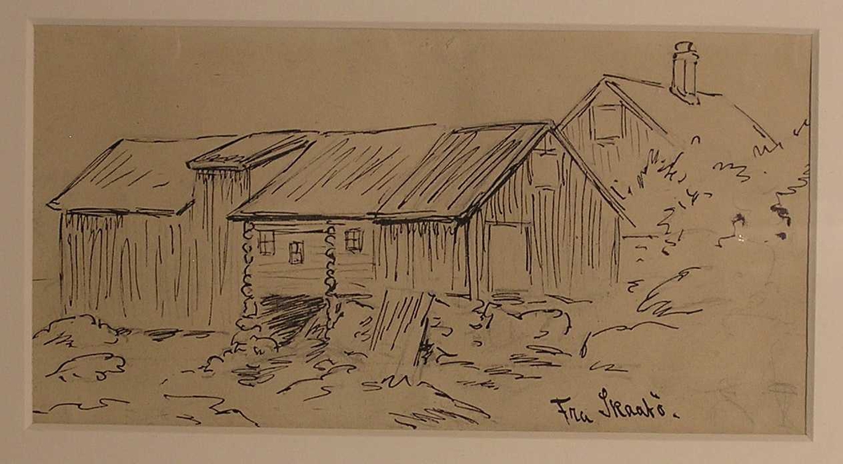 Tegning - Telemark Museum / DigitaltMuseum