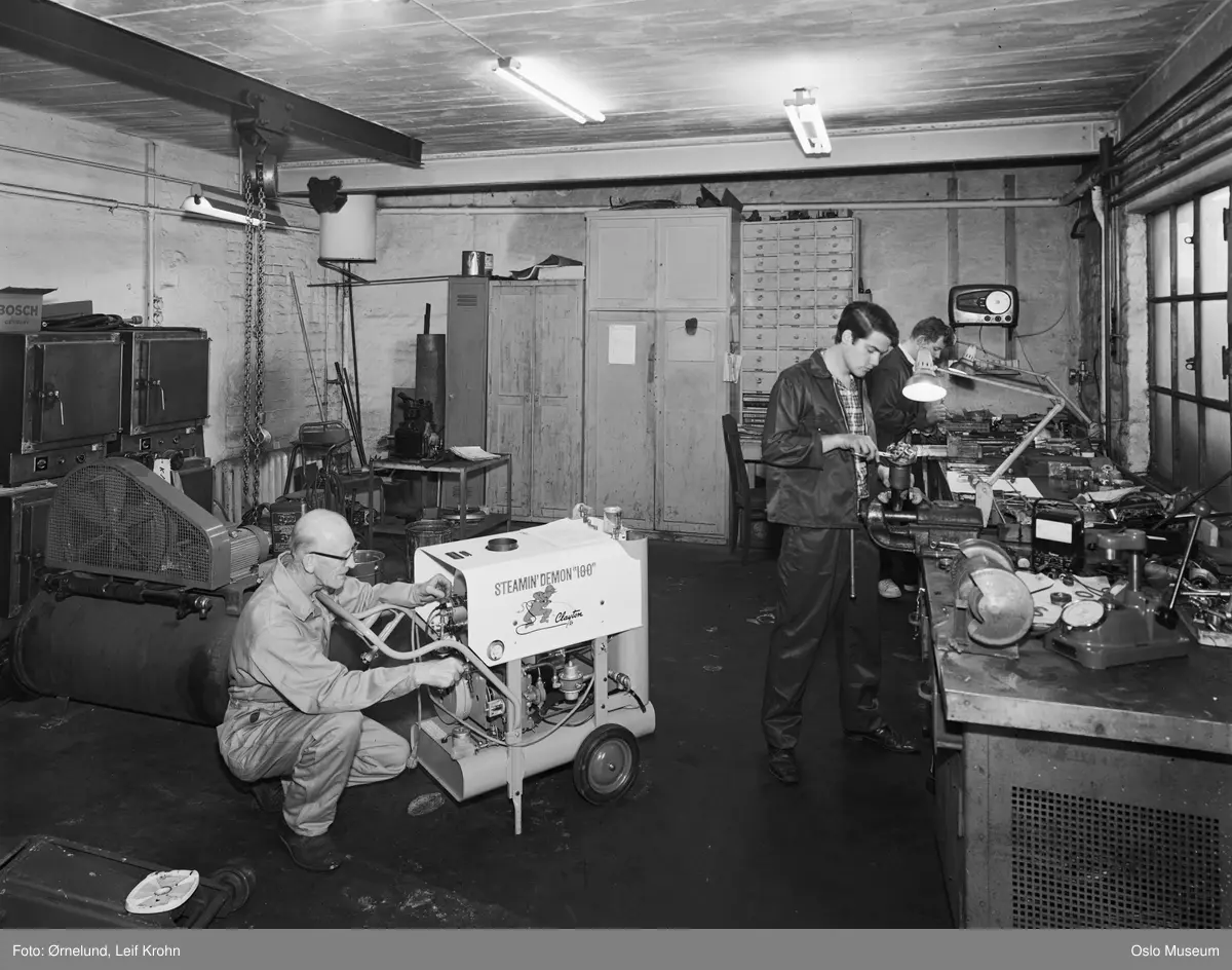 Hos Sørensen & Balchen. - Oslo Museum / DigitaltMuseum