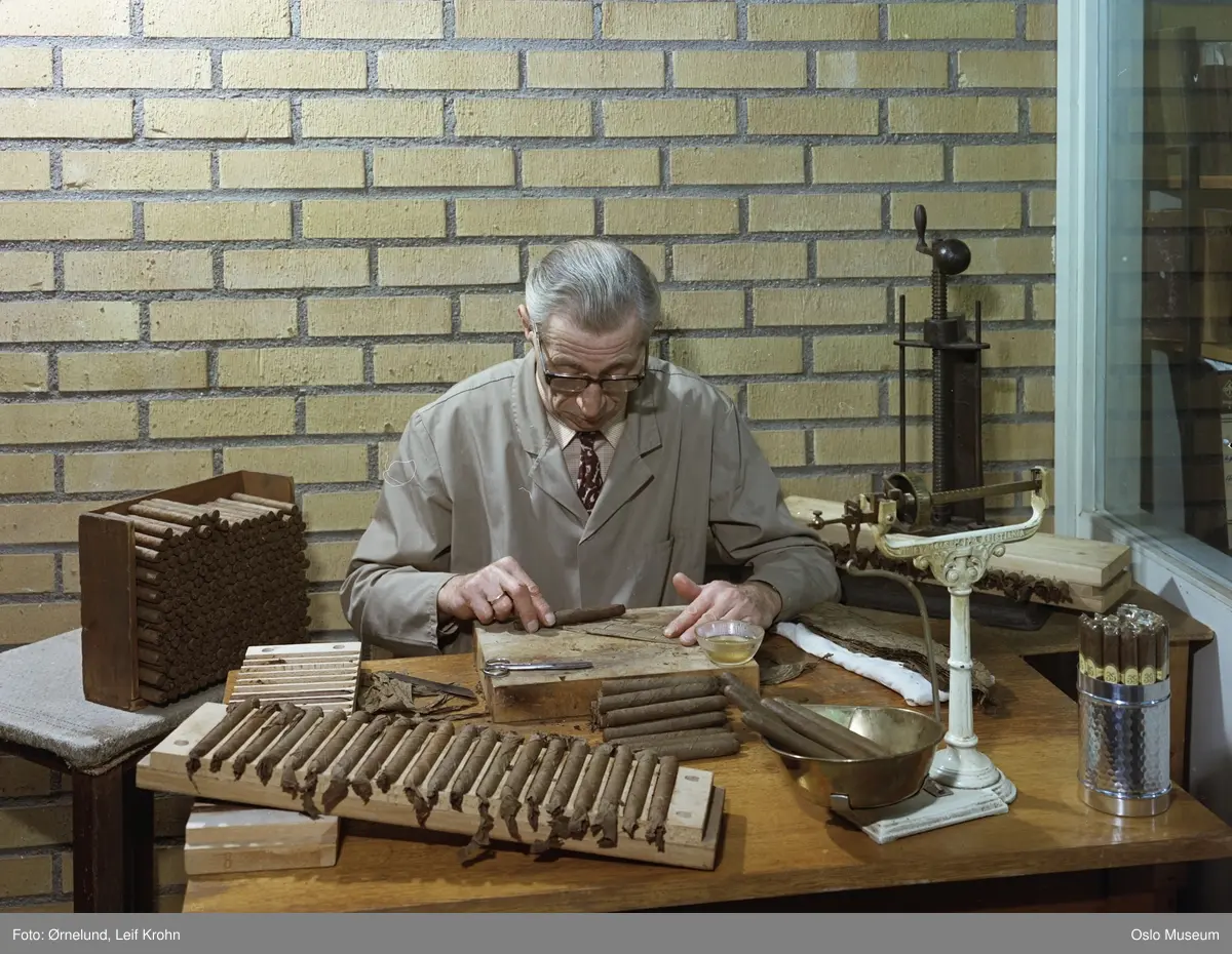 Tiedemanns tobaksfabrik. - Oslo Museum / DigitaltMuseum