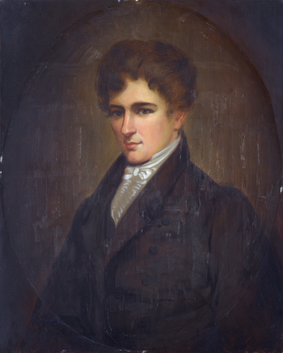 Portrett av Niels Henrik Abel [oljemaleri] - Oslo Museum / DigitaltMuseum