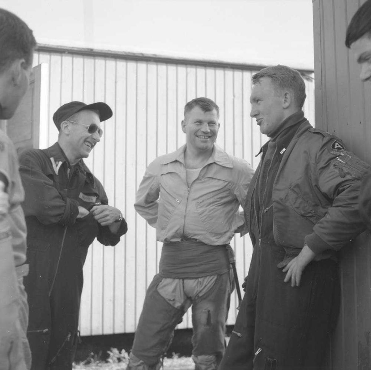 Skvadronsutveksling. 331 skvadron tar imot 53rd Tactical Fighter ...