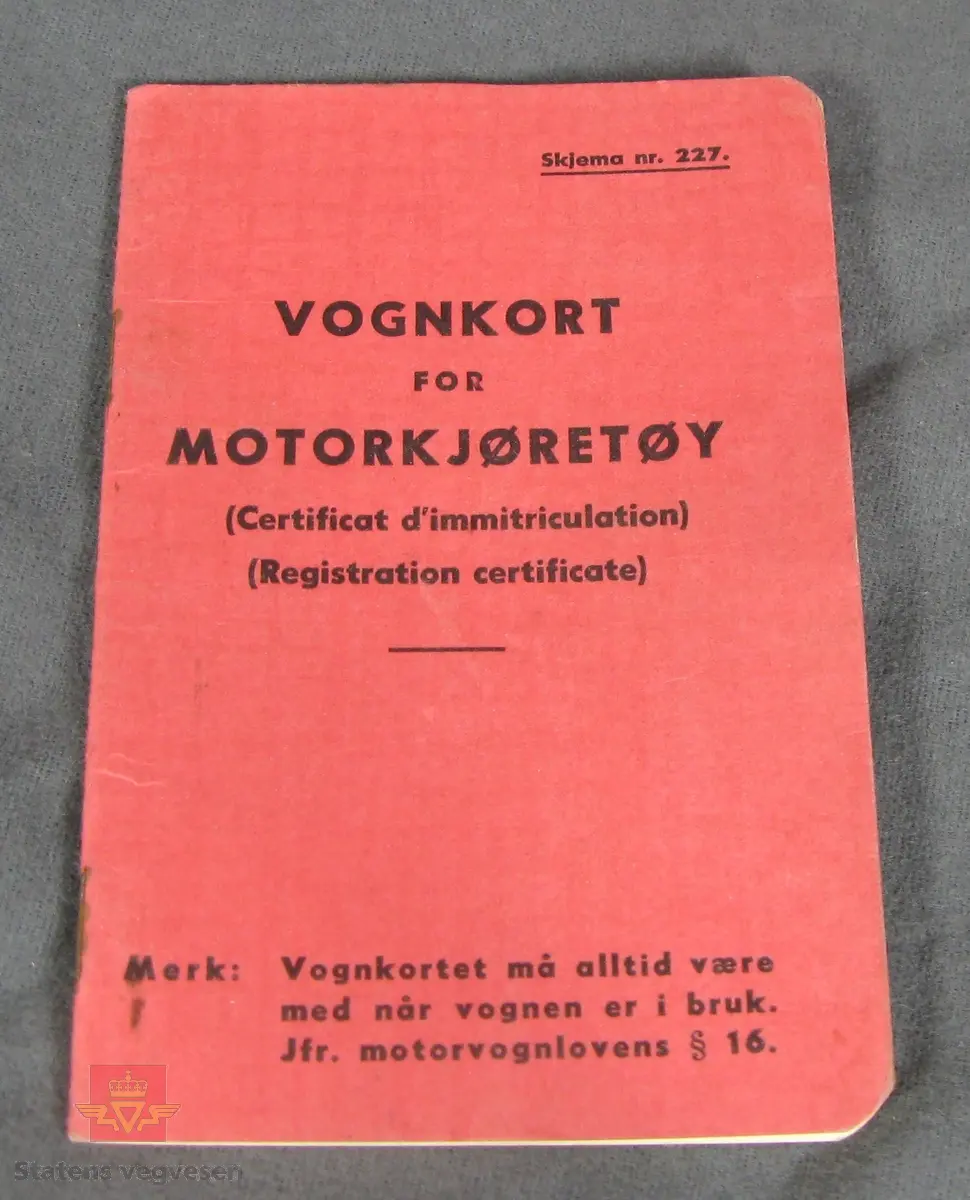 Vognkort - Norsk vegmuseum / DigitaltMuseum