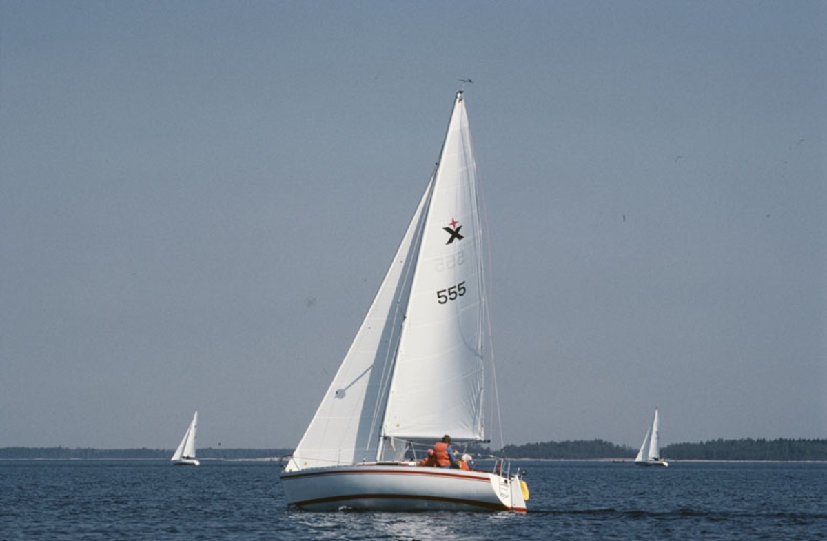 Kappsegling med Albin Express. - Sjöhistoriska museet / DigitaltMuseum