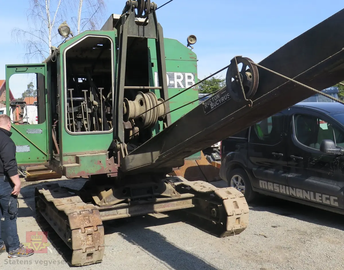 Gravemaskin - Norsk vegmuseum / DigitaltMuseum