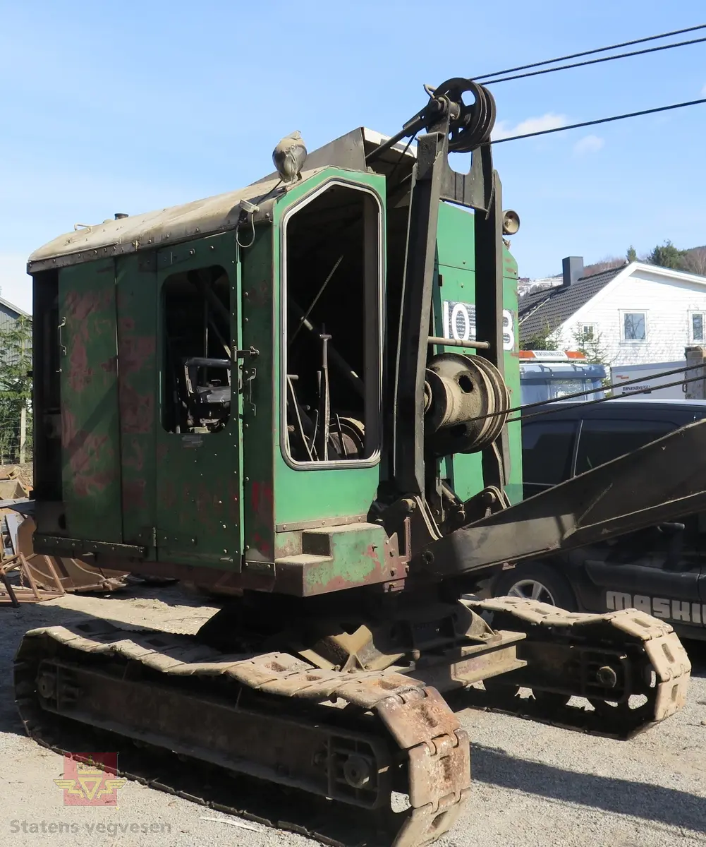 Gravemaskin - Norsk vegmuseum / DigitaltMuseum