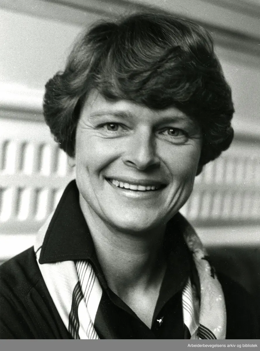 Gro Harlem Brundtland (1939-). - Arbeiderbevegelsens arkiv og bibliotek ...
