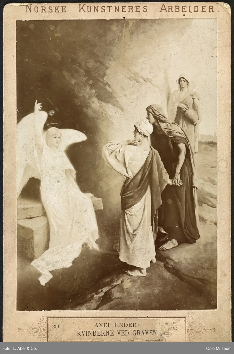 Altertavlen "Kvinnene ved graven" i Molde kirke. - Oslo Museum ...