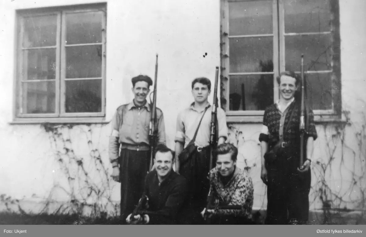 Fra frigjøringsdagene i 1945 - Hafslund kraftstasjon i Skjeberg ...