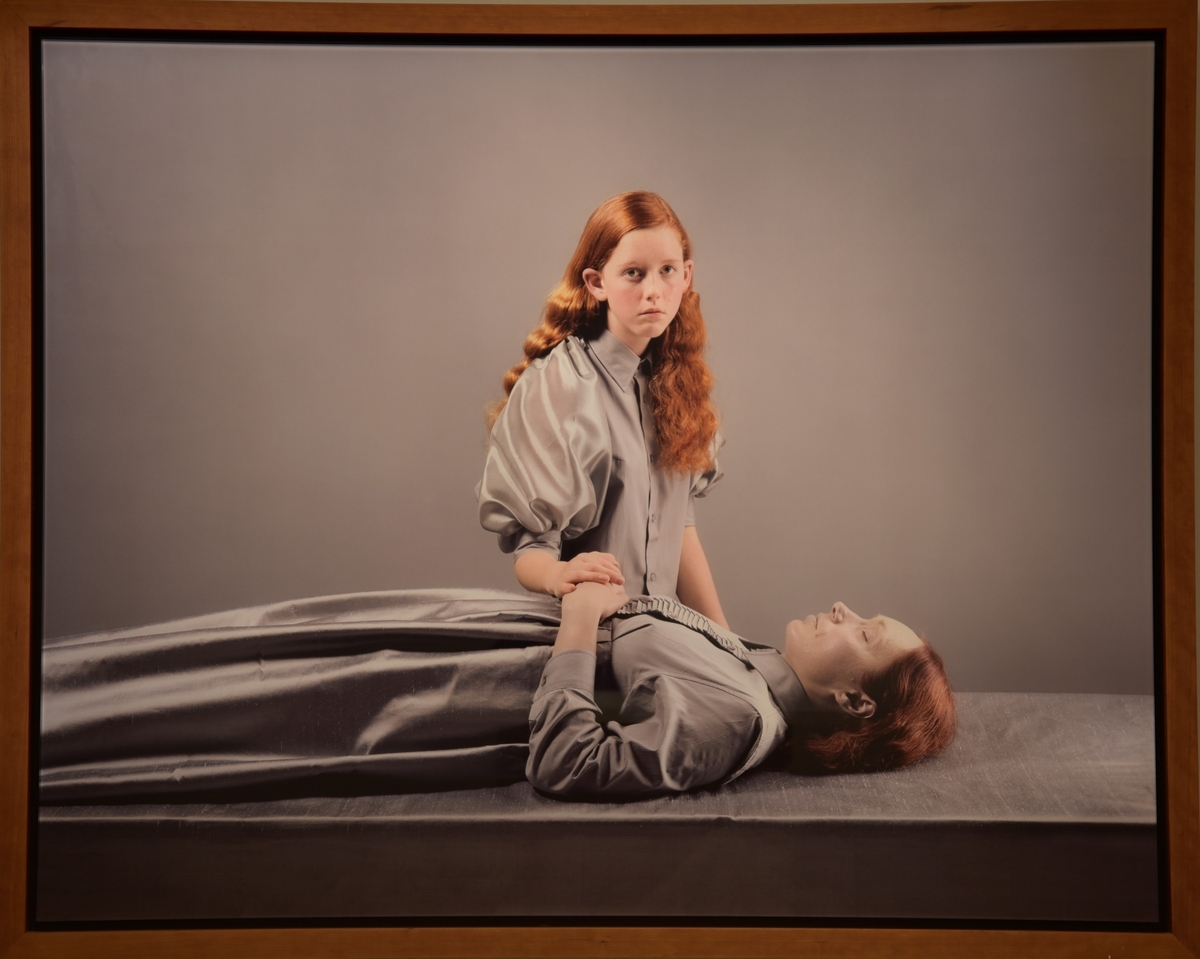 Self Portrait (Deathbed) [Fotografi] - Borås Konstmuseum / DigitaltMuseum