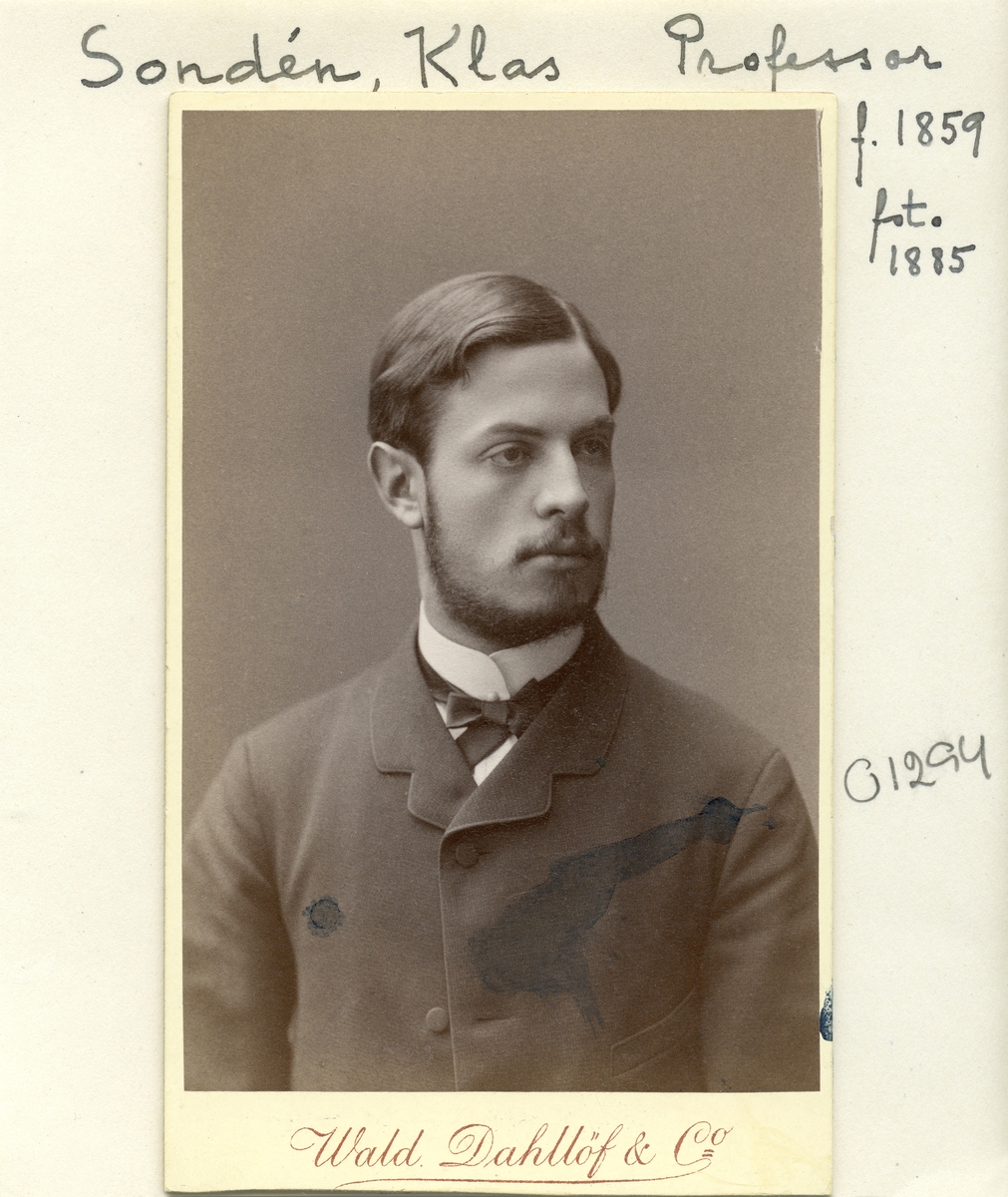 Klas Sondén - Östergötlands museum / DigitaltMuseum