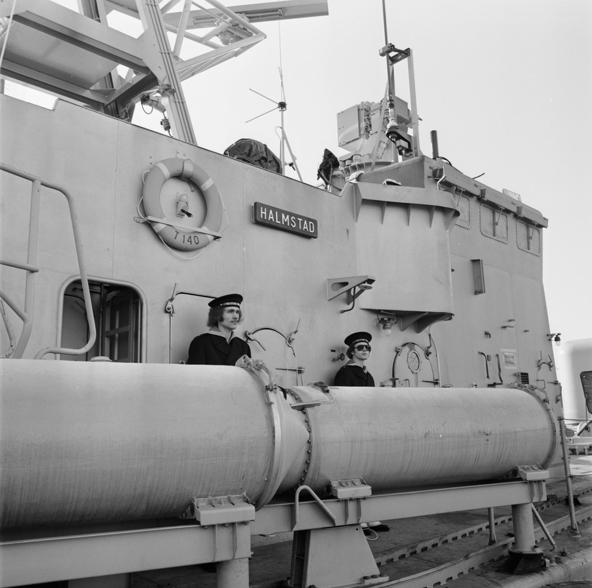 Dop av HMS Halmstad och leverans av HMS Visborg - Marinmuseum ...