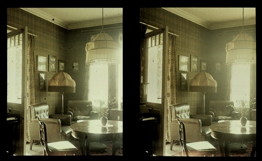 Erik Jarlsgt. 9, vår stue, interiør. - Preus museum / DigitaltMuseum