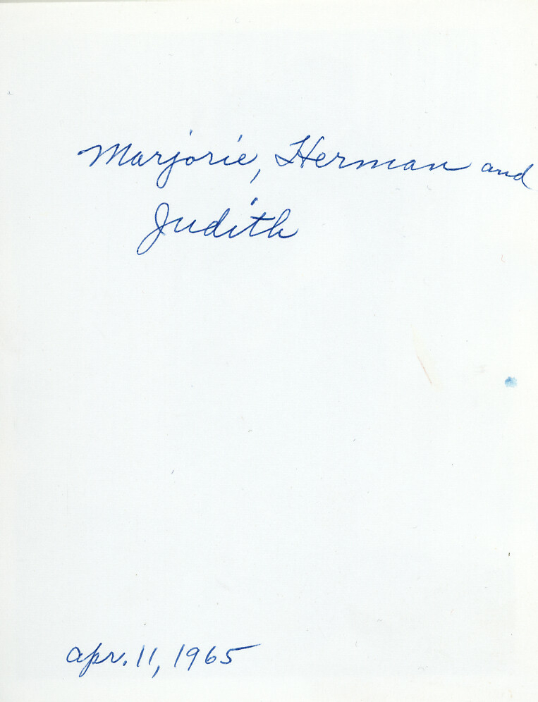 Herman og Marjorie med Judith, 11.4.1965. Amerika - Midt-Telemark ...