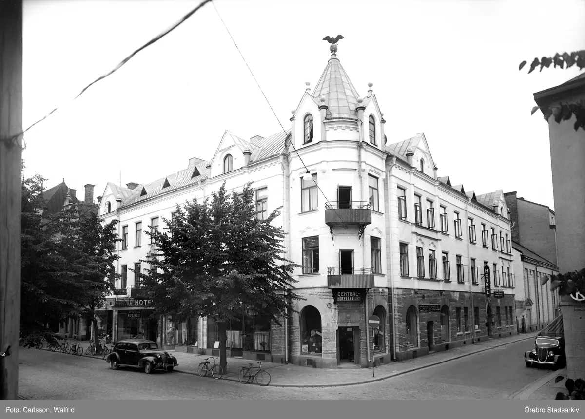 Centralhotellet på Gamla gatan, 1940-tal - Örebro Stadsarkiv ...