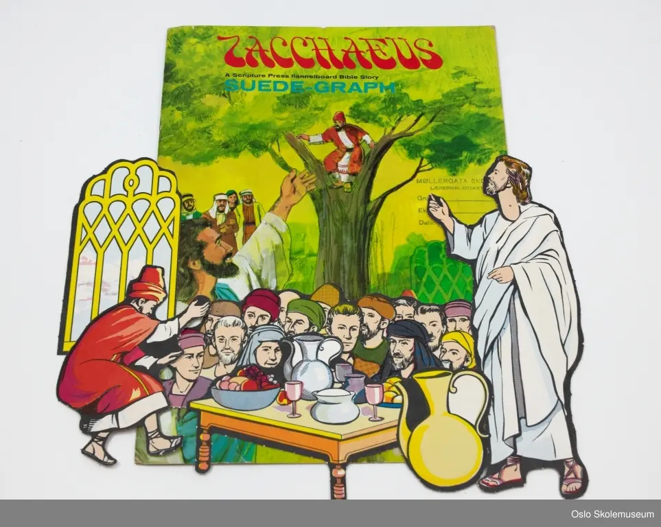 Sett til flanellograf - Oslo Skolemuseum / DigitaltMuseum