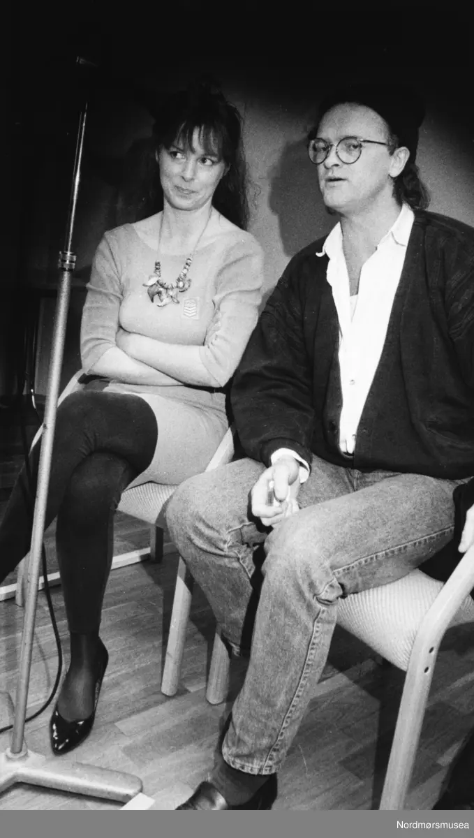 Haldis Gundersen og Øyvind Gaarde. Paraplyrevyen. 1980 tallet. Bildet ...