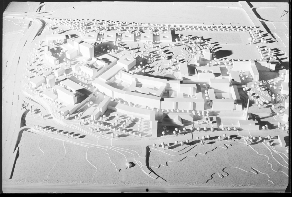 KAROLINSKA SJUKHUSET, MODELL - ArkDes / DigitaltMuseum