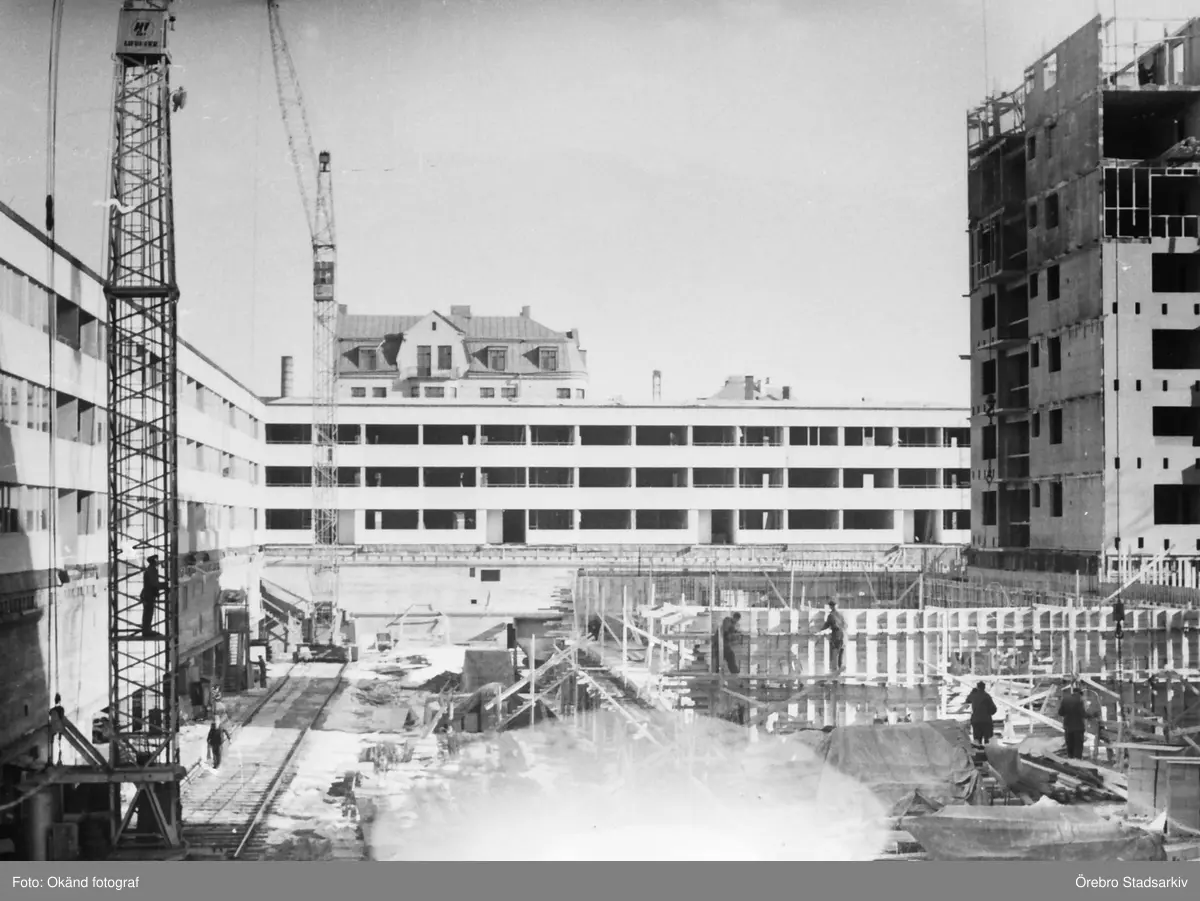Byggnation på Söder, 1960-tal - Örebro Stadsarkiv / DigitaltMuseum