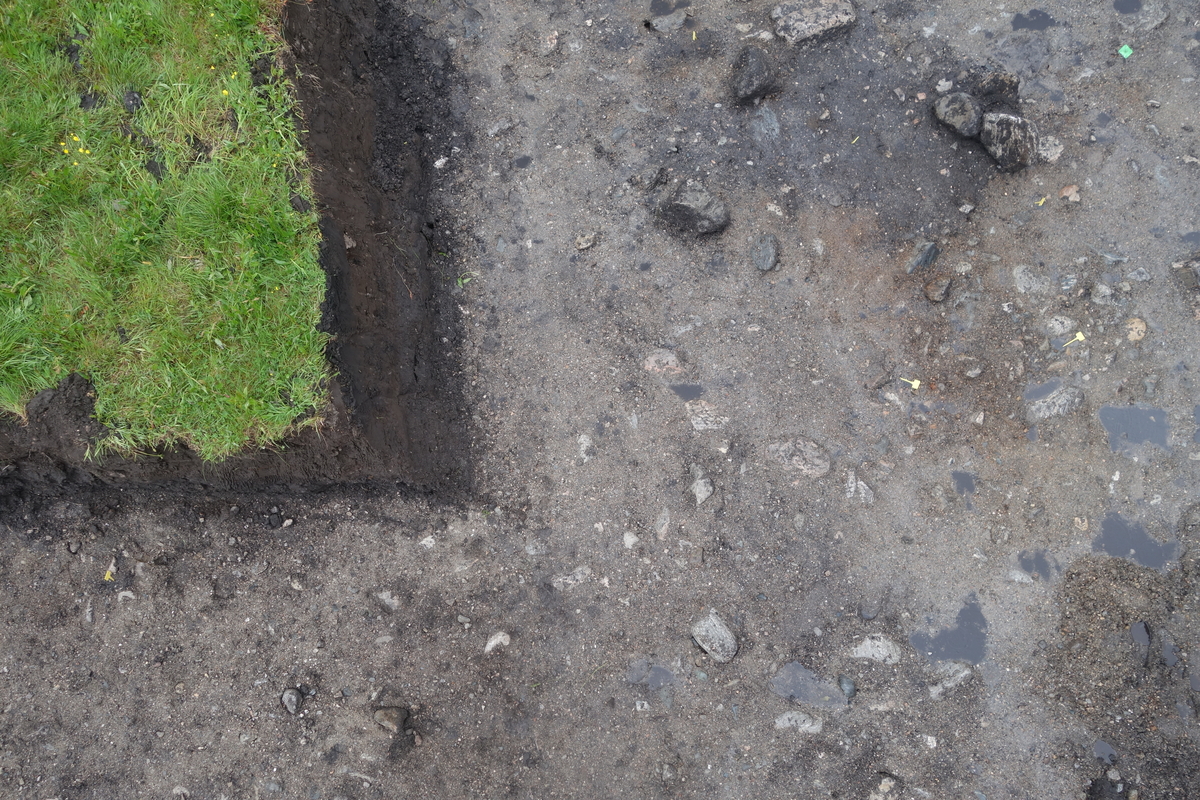 Fotogrammetri av feltet sin nordlege del. sjå tilknytta RAW-fil ...