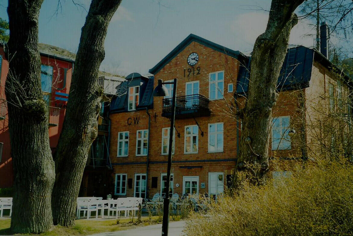 Den gamla tvättstugan i Augustendal / Nacka Strand, uppförd 1912 ...