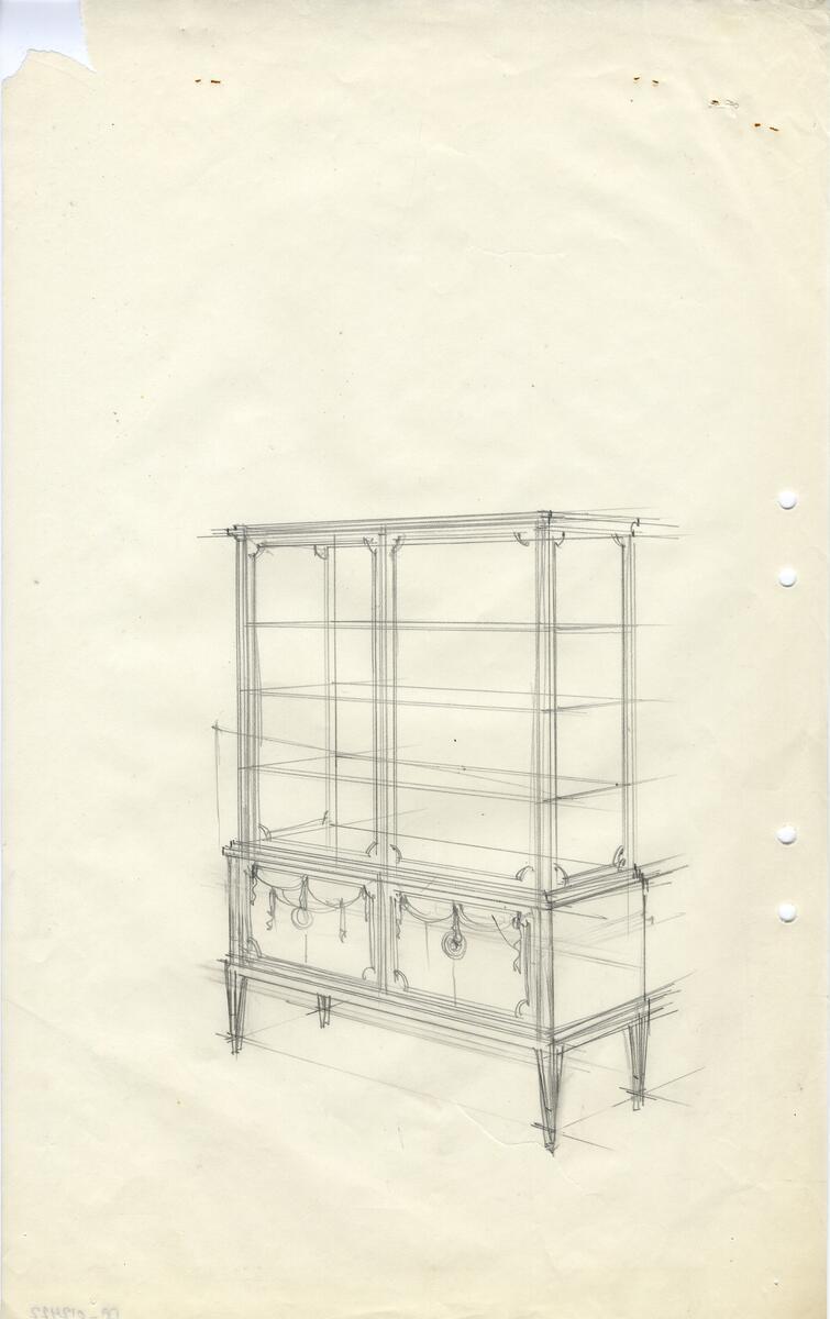 Möbelskisser [skiss] - Designarkivet / DigitaltMuseum