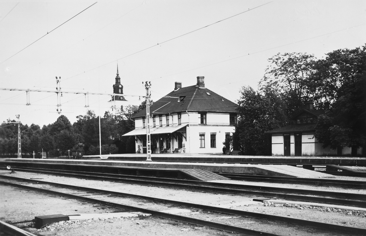 Heby station. - Järnvägsmuseet / DigitaltMuseum