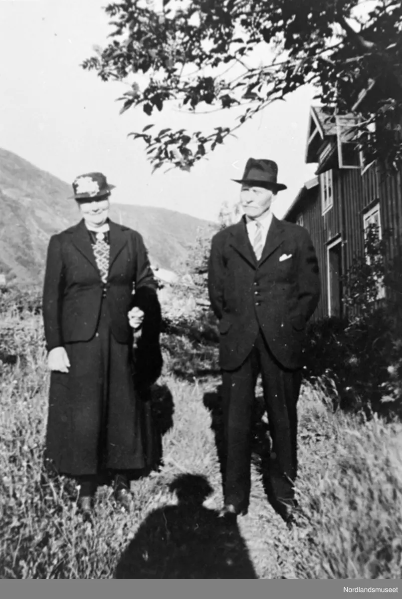 Elisabeth og Ibenhard A. Kristensen. - Nordlandsmuseet / DigitaltMuseum