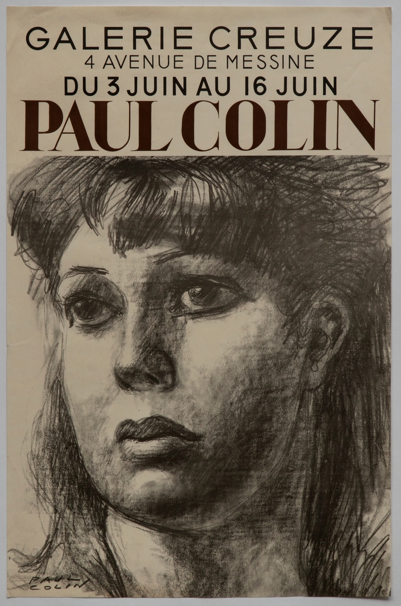 Paul Colin - Galerie Creuze [Utstillingsplakat] - Nordenfjeldske ...