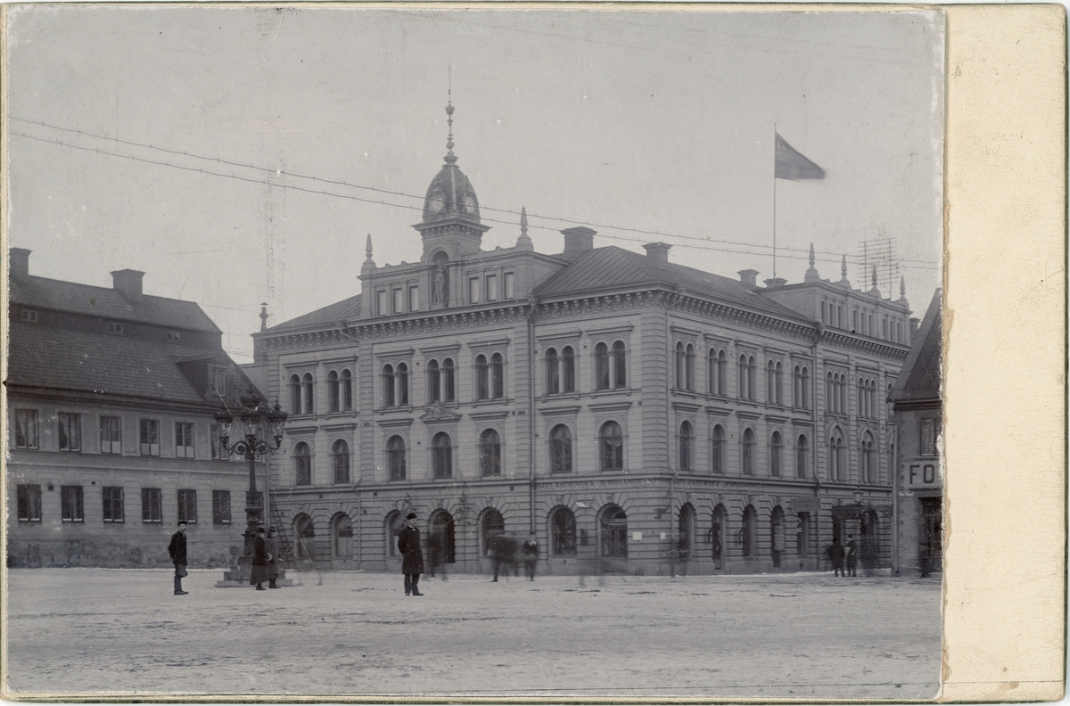Kabinettsfotografi - Stora Torget, kvarteret Kransen, Uppsala ...