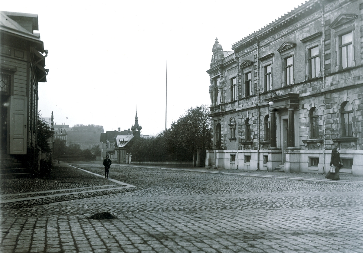 Ur byggmästare Johannes Nilssons fotoalbum från 1914. Gerlachska huset ...