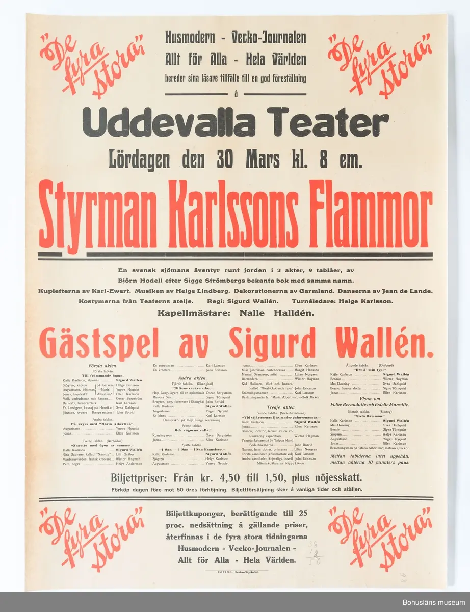 Affisch - Bohusläns museum / DigitaltMuseum