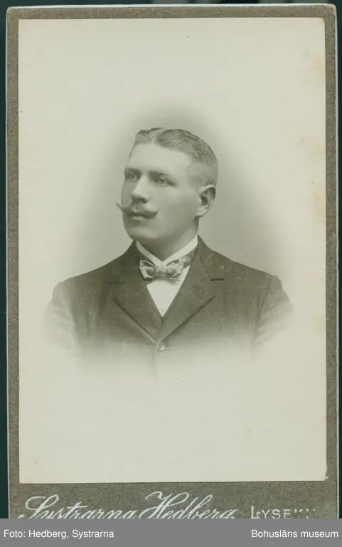 Visitkort. - Bohusläns museum / DigitaltMuseum