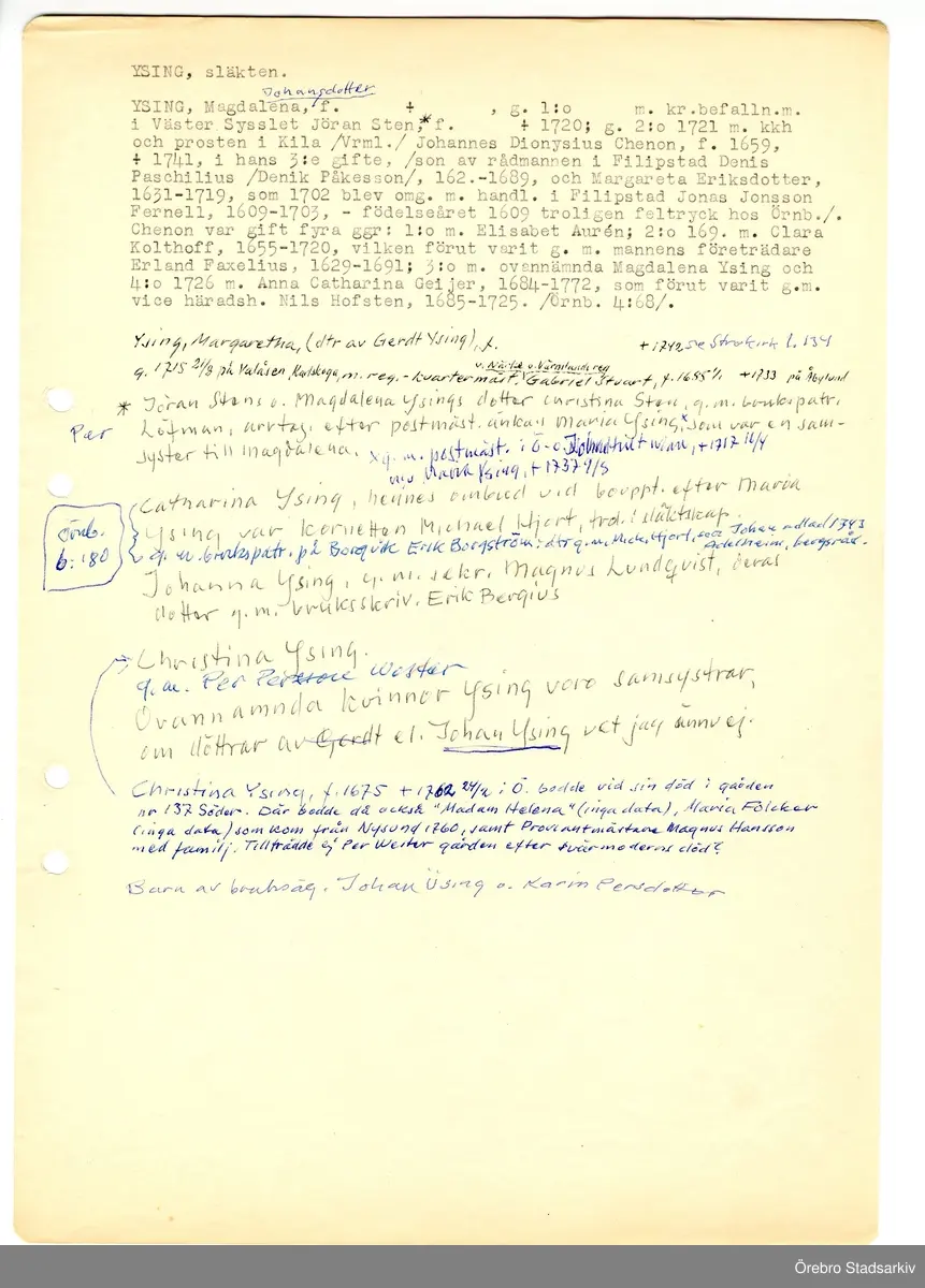 Dokument - Örebro Stadsarkiv / DigitaltMuseum