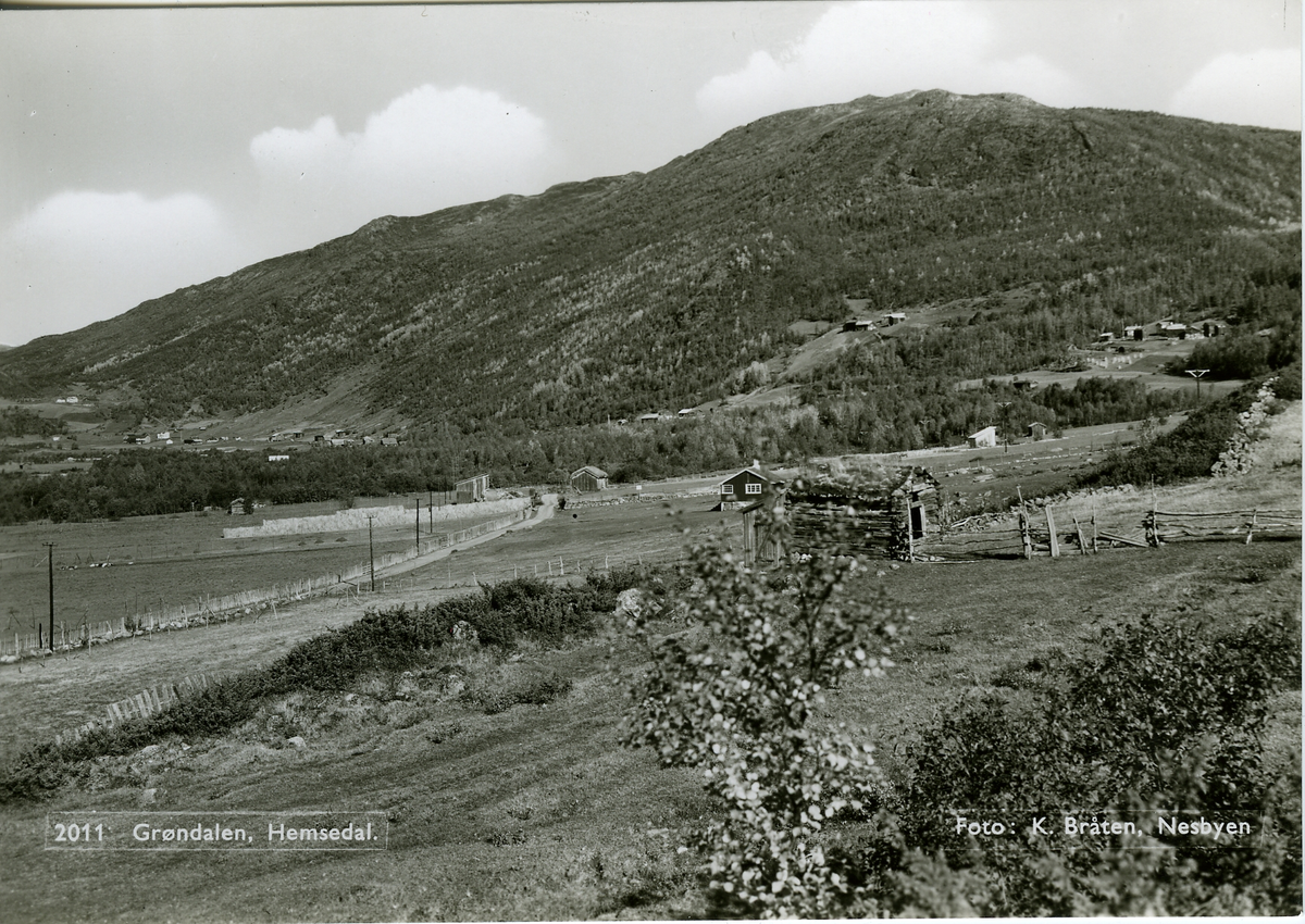 Grøndalen i Hemsedal - Hallingdal museum fotosamling / DigitaltMuseum