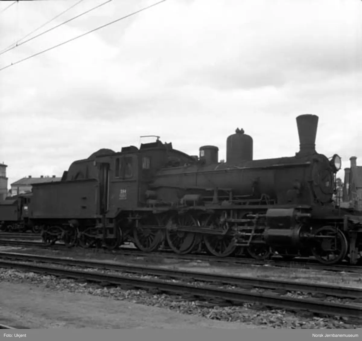 Damplokomotiv type 18c nr. 184 - Norsk jernbanemuseum / DigitaltMuseum