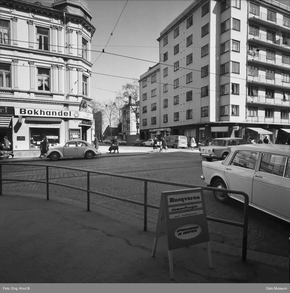 Bogstadveien ved Schultz gate. - Oslo Museum / DigitaltMuseum