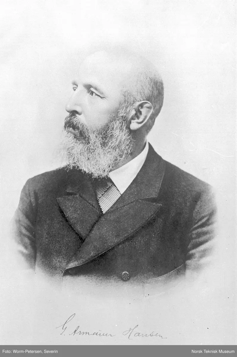 G. Armauer Hansen - portrett - Norsk Teknisk Museum / DigitaltMuseum