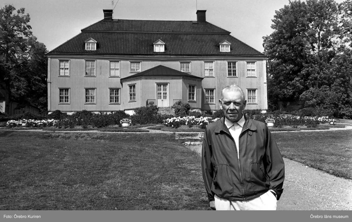 Bystad Gård, 1970-07-16. Friherre -Baron - Carl Gripenstedt på ...