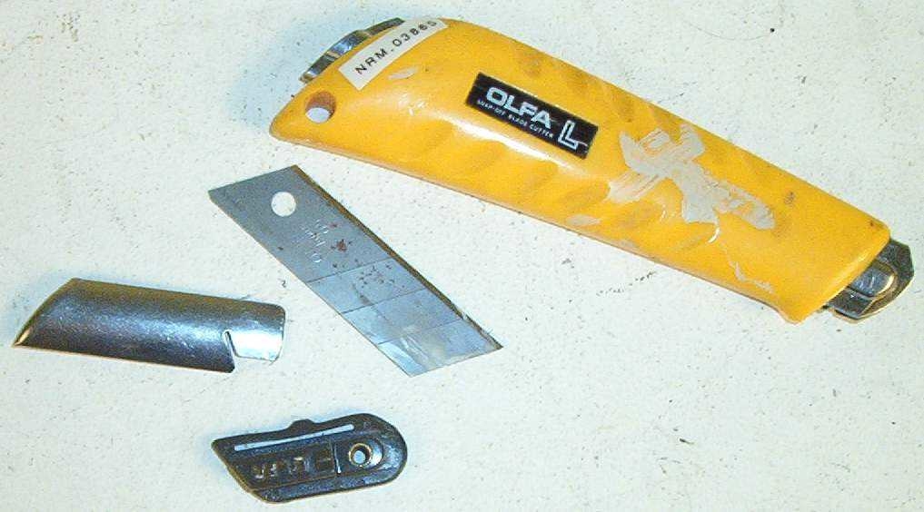 Tapetkniv - Justismuseet / DigitaltMuseum