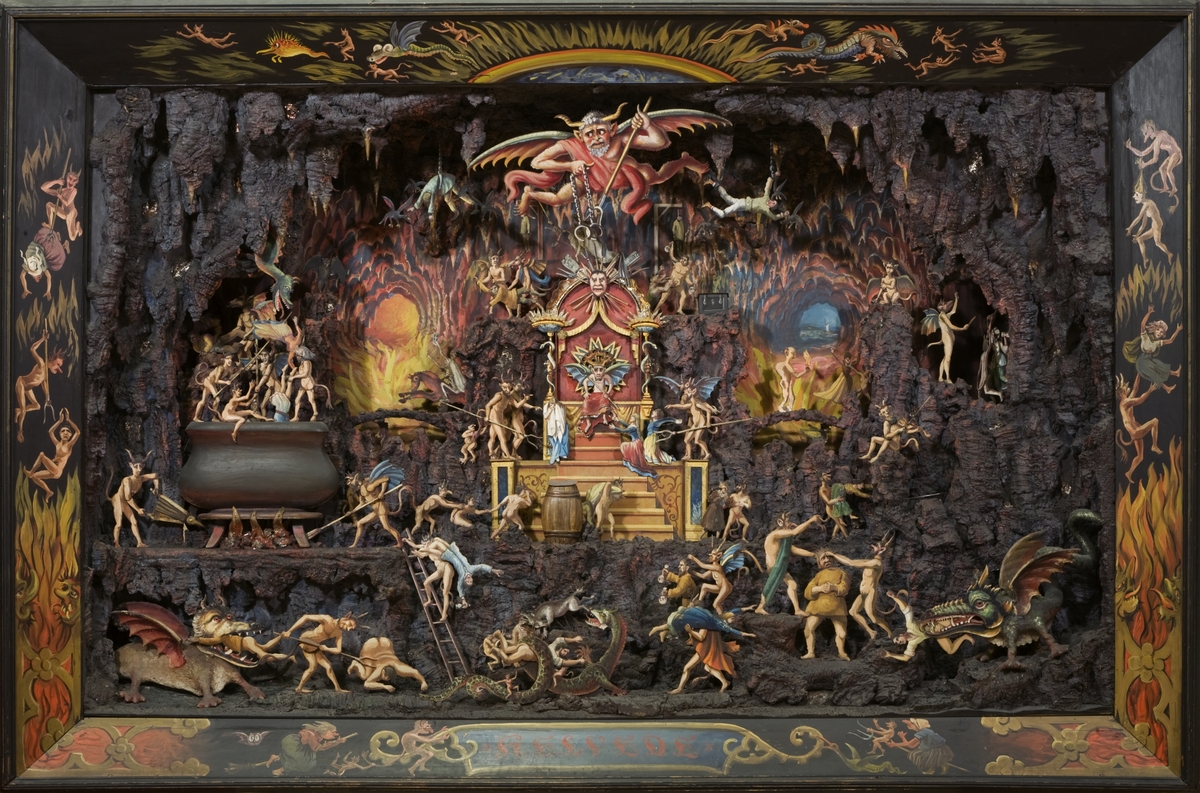 Modell av helvetet - Tekniska Museet / DigitaltMuseum