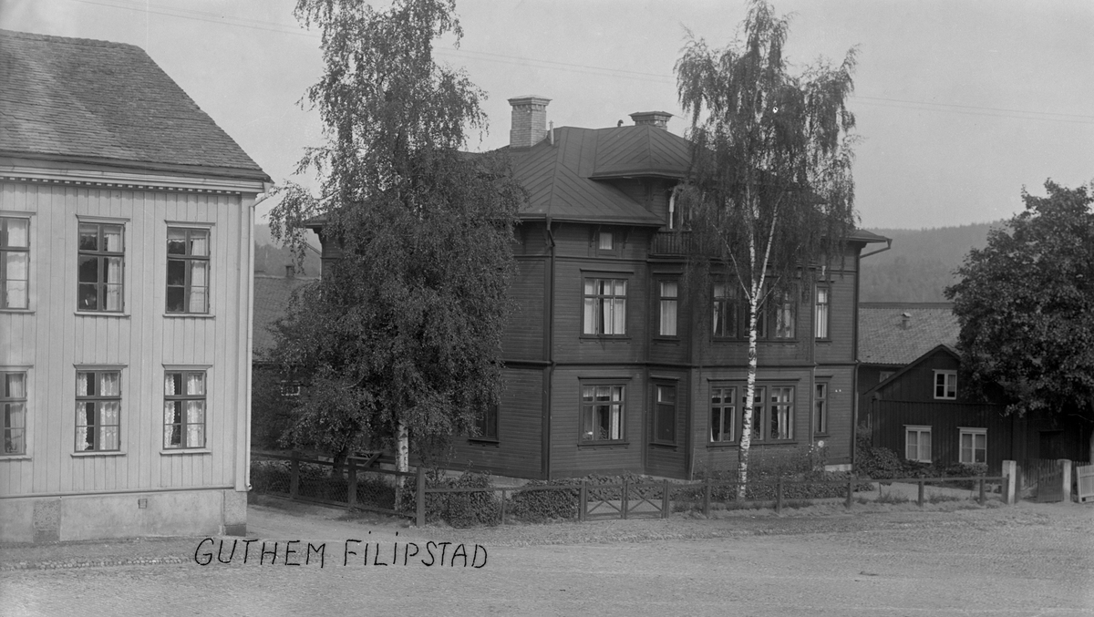 Bildsvit från Filipstad med omnejd tagen under 1920-talet. Kommentar ...