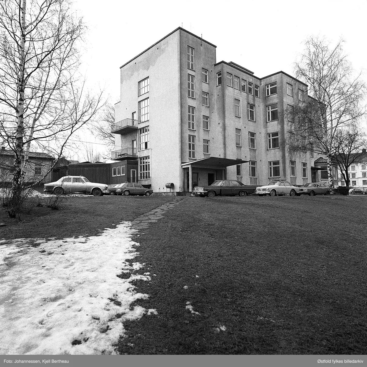 Moss sykehus, også midlertidig fylkeadministrasjon for Østfold ...