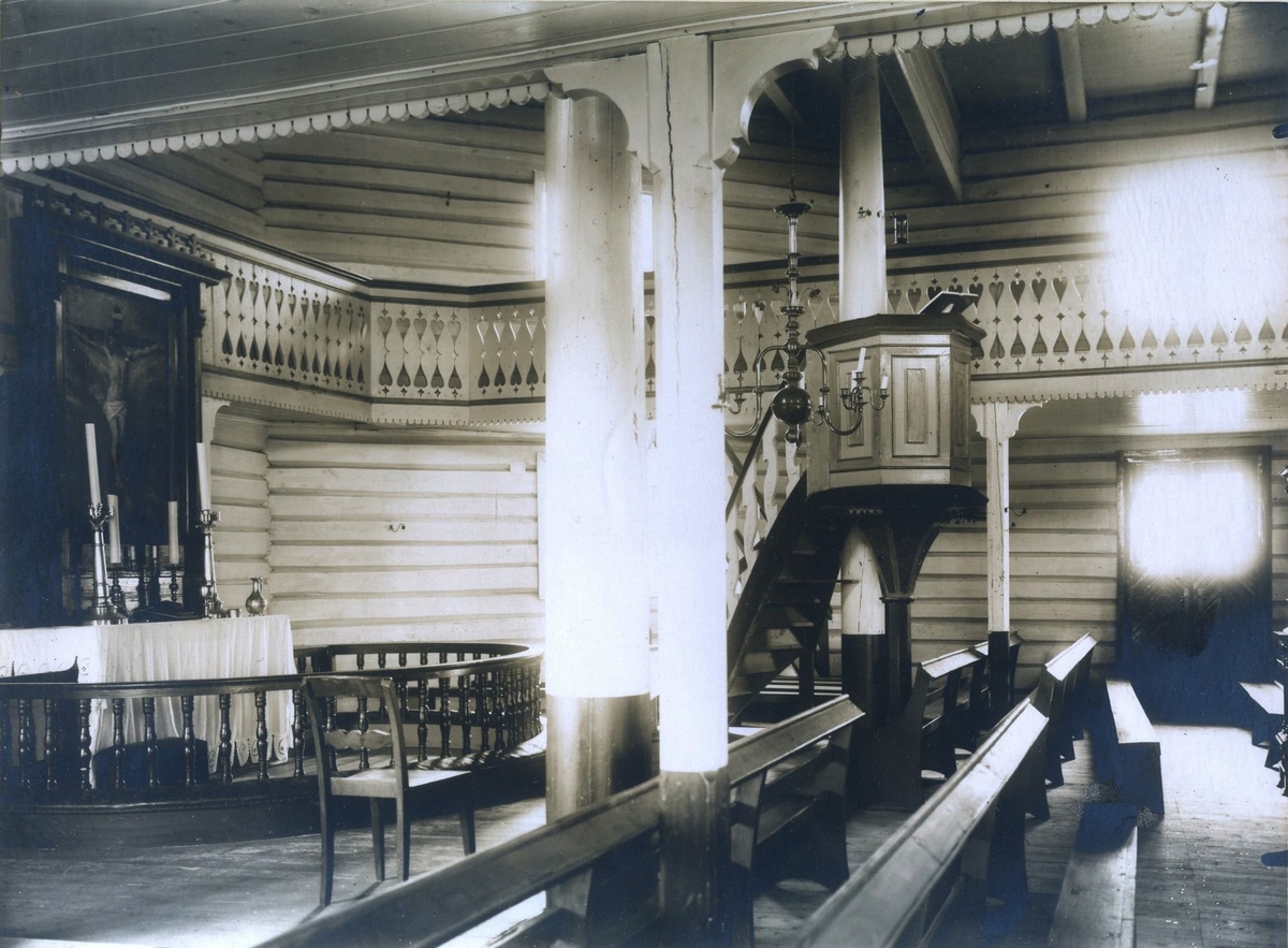 Ankenes kirke. - Museum Nord / DigitaltMuseum