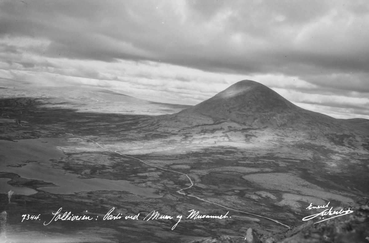 Ringebu. Parti med Muen og Muvannet ved Solliavegen. - Maihaugen ...