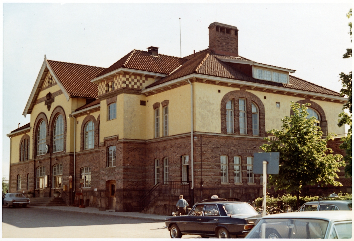 Alvesta stationshus. - Järnvägsmuseet / DigitaltMuseum