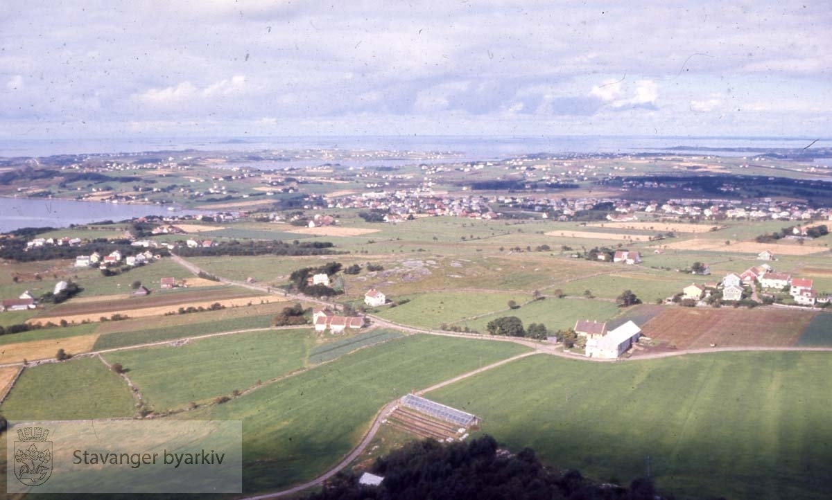 Madla - oversiktsbilde - Stavanger byarkiv / DigitaltMuseum