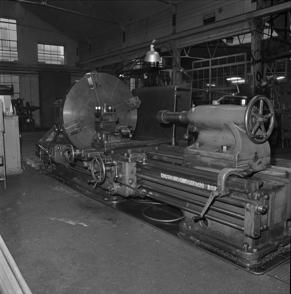 Maskiner i maskin verkstan 1 o 2 - Marinmuseum / DigitaltMuseum